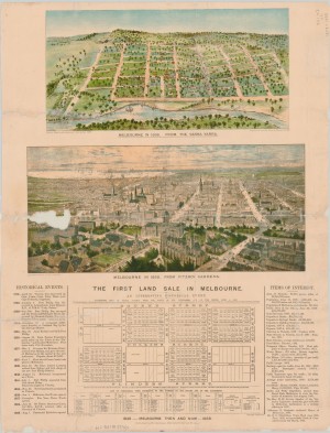 State Library Victoria – Bird’s-eye views of Melbourne