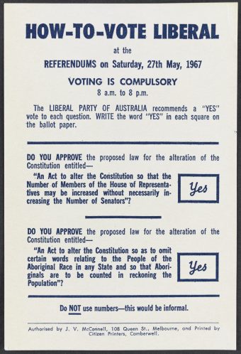 State Library Victoria – The 1967 referendum