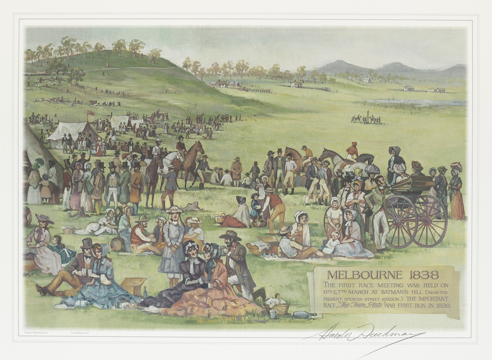 State Library Victoria – Melbourne’s first horse race