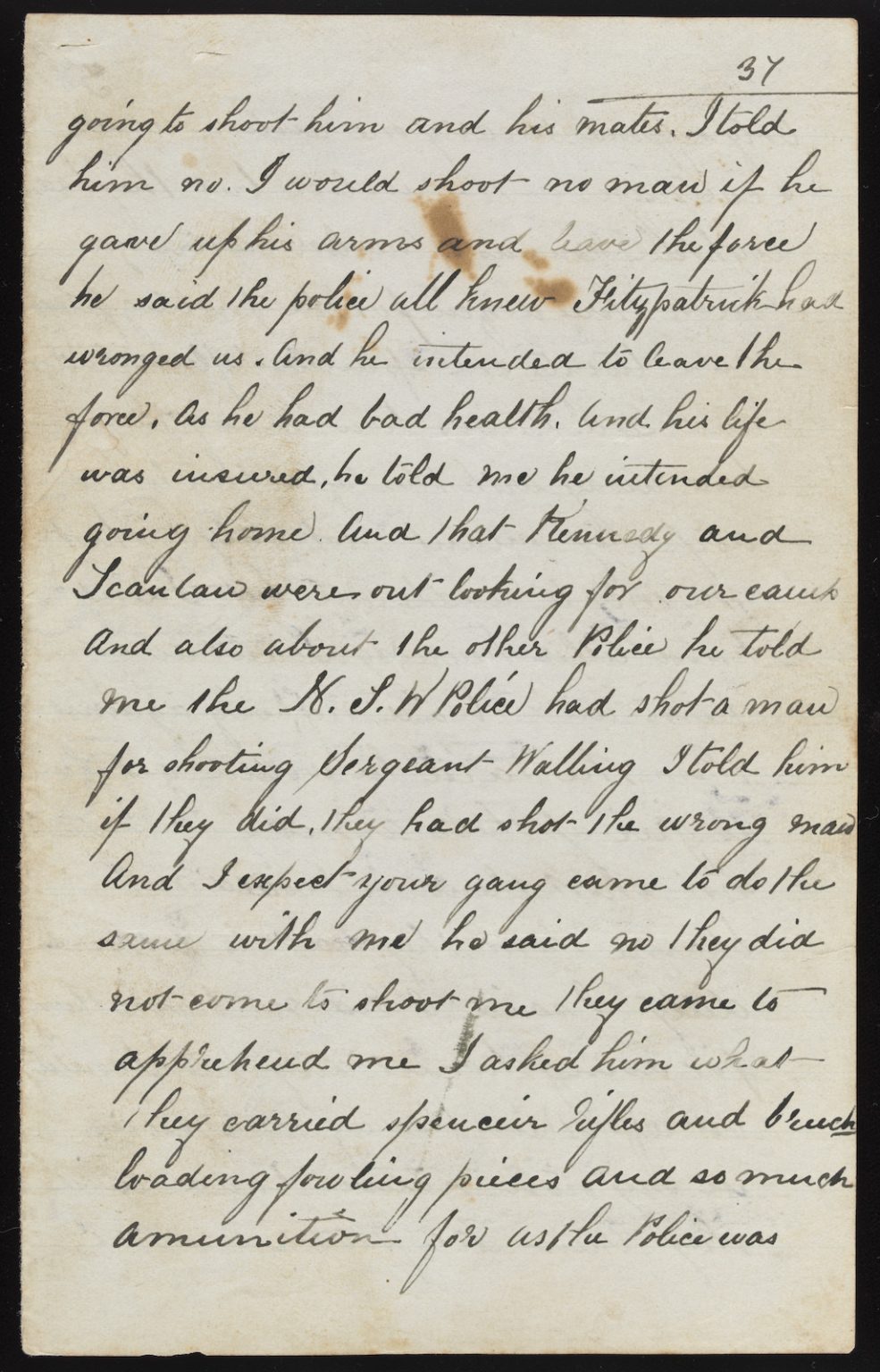 State Library Victoria – The Jerilderie Letter