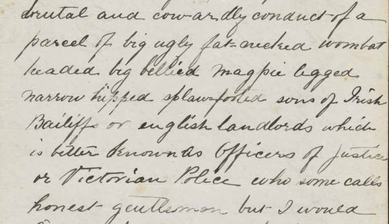 State Library Victoria – The Jerilderie Letter