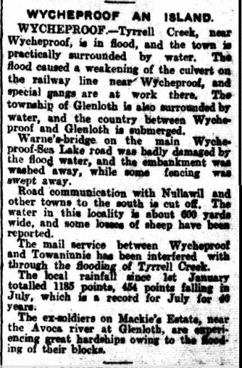 State Library Victoria – Wycheproof: heart of Victoria’s wheat belt