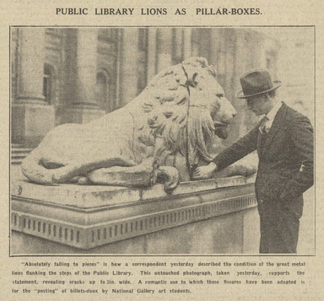 State Library Victoria – The mystery of the Library lions