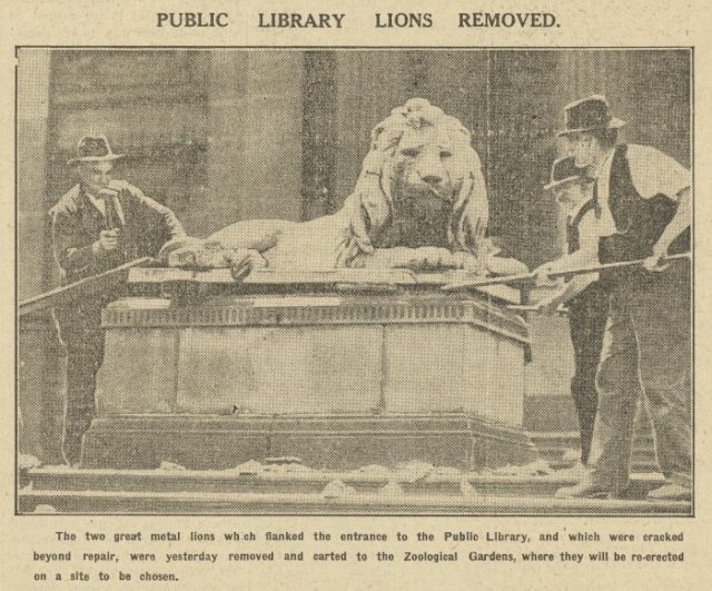 State Library Victoria – The mystery of the Library lions
